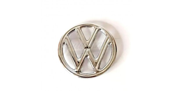 Emblema logo VW redondo metalico Fusca - Fuscanet Uruguay